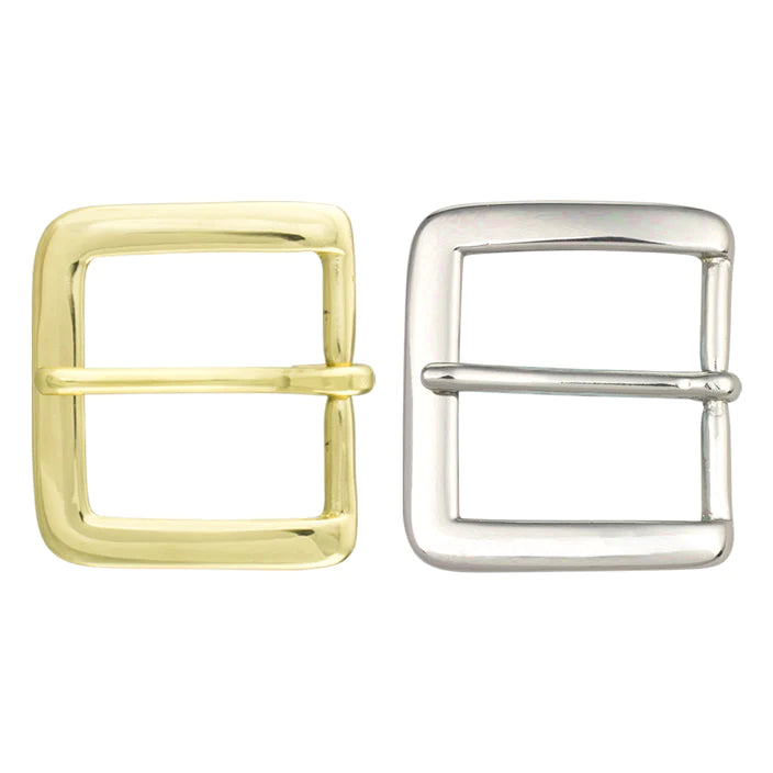 Ivan Solid Brass Heel End Bar Buckle | Mollies Make & Create