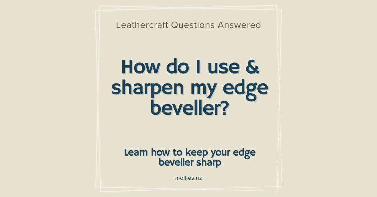 How do I use & sharpen my edge beveller? – Mollies