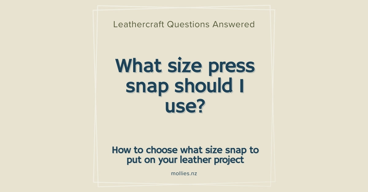 What size press snap should I use? – Mollies