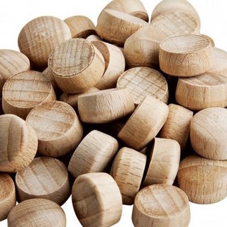 Wooden Button Plugs for chairs | Mollies Make & Create NZ