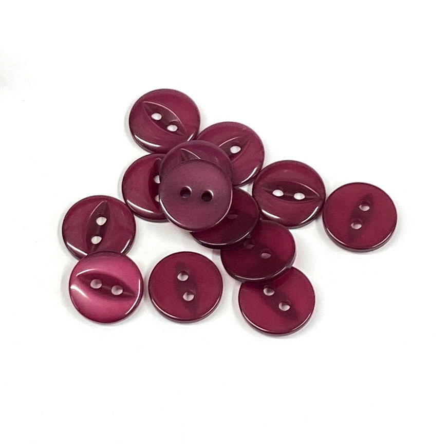 SULLIVANS Button 2-Hole Maroon – Mollies
